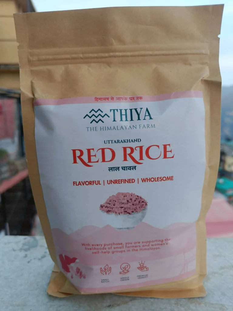 Thiya Uttarakhand Red Rice | Premium High-Altitude Rice | Himalayan ...